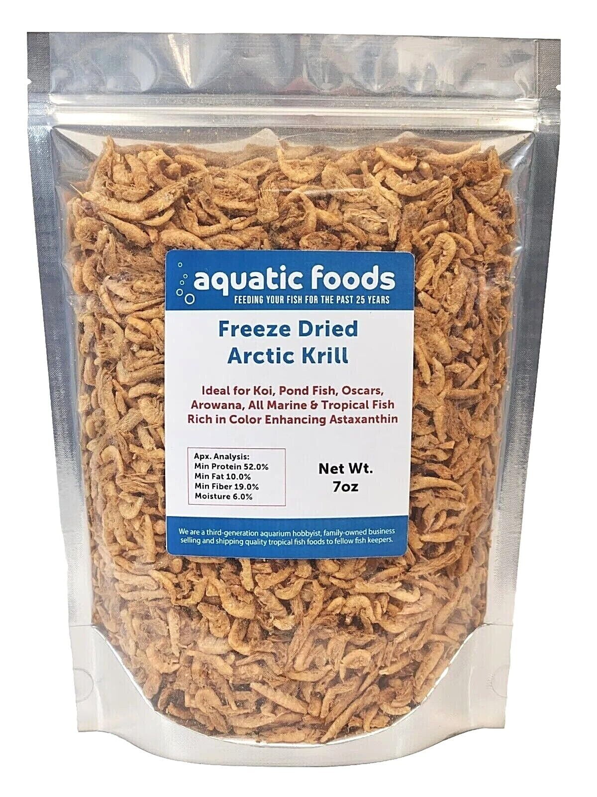 Arctic Krill, Floating Freeze Dried Arctic Krill for Larger Tropical ...