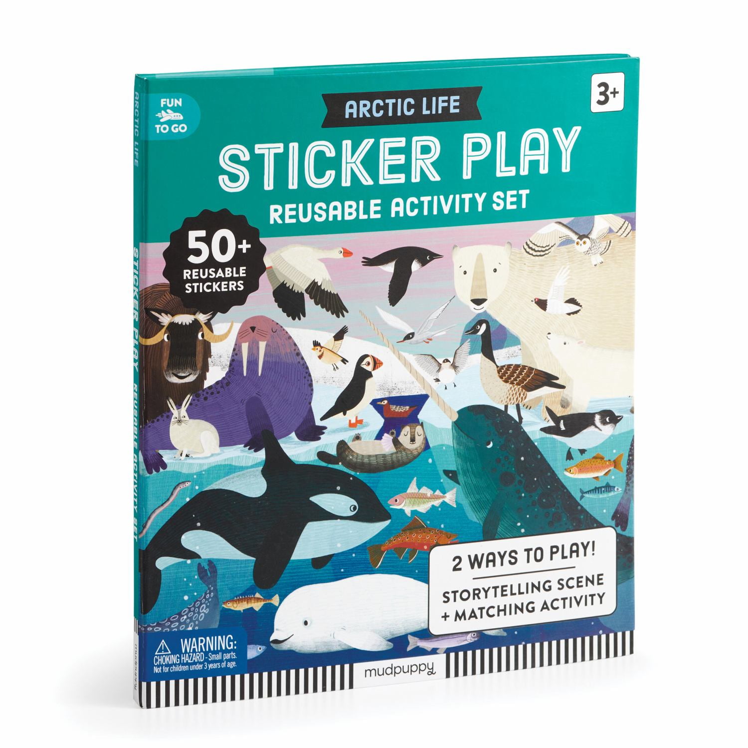 Arctic Life Sticker Play Reusable Activity Set (Hardcover) - Walmart ...