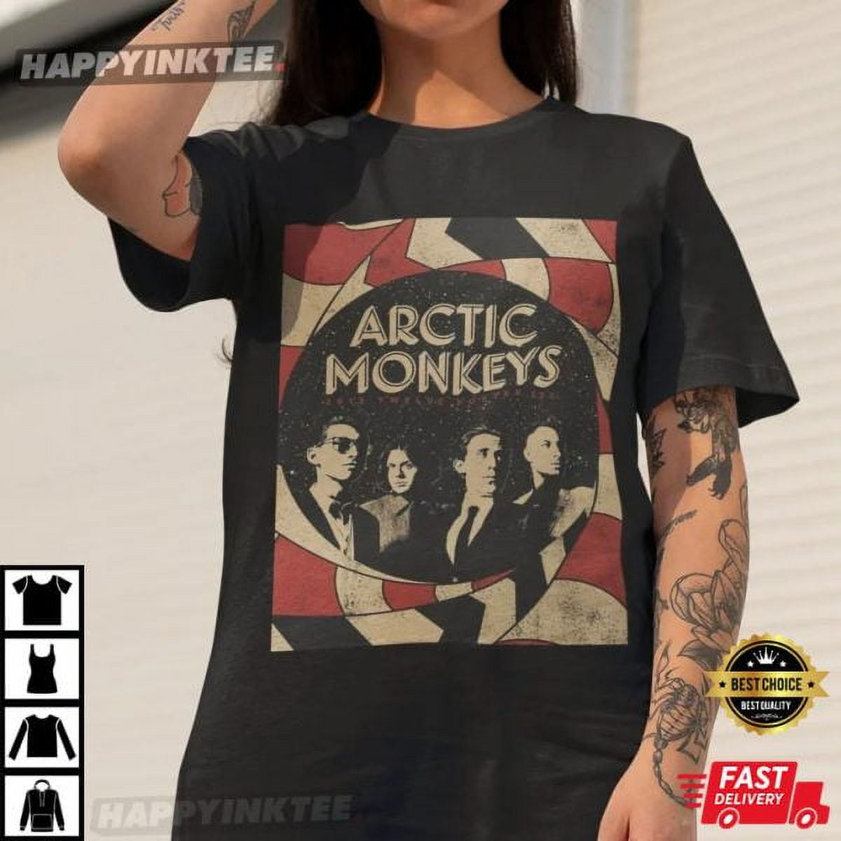 Arctic Monkeys Bigger Boys And Stolen Album Poster Merch T-Shirt - Walmart.com