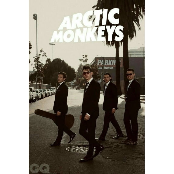 Arctic Monkeys Indie Rock Band Poster, British Rock Music Wall Art ...