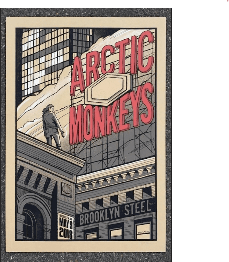 Arctic Monkeys Poster 24x36 - Indie Rock, British Icons, Alex Turner ...