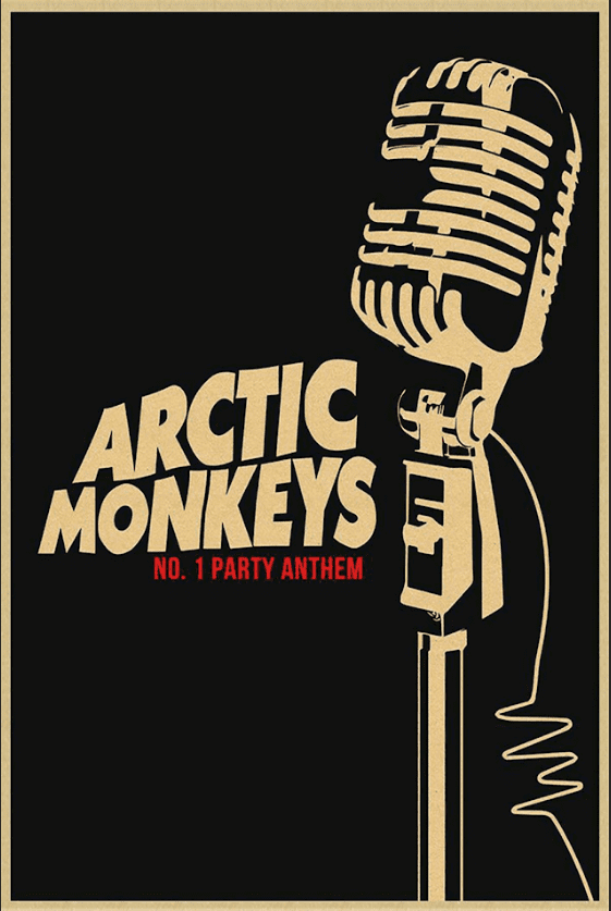 Arctic Monkeys Poster 24x36 - Indie Rock Stars, Alex Turner, British ...