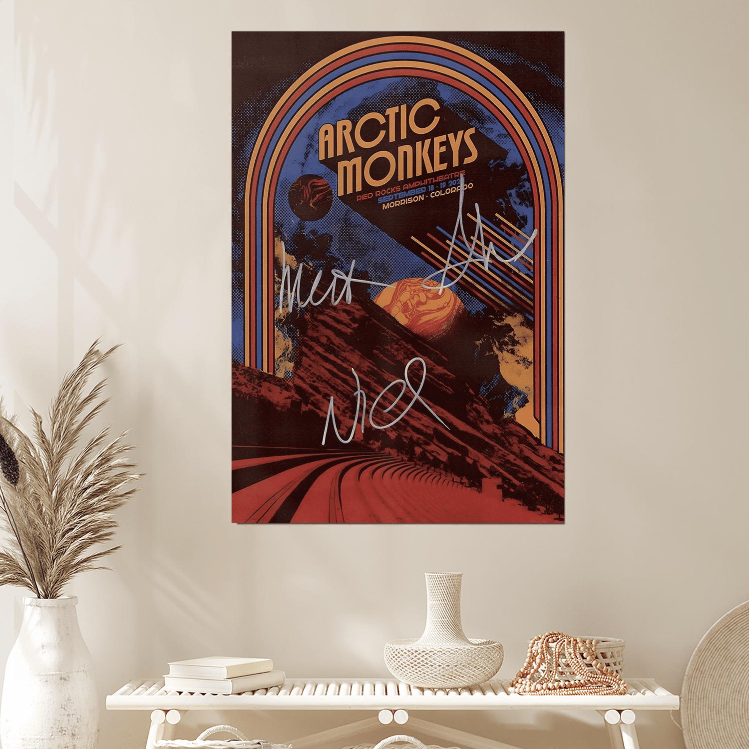 Arctic Monkeys – RED ROCKS AMPHITHEATRE Poster Size 24''x36''-The ...