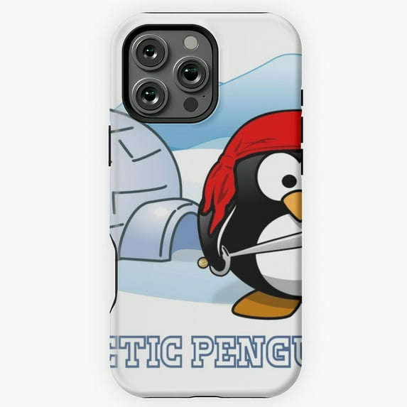 Arctic Penguins Winter Scene Phone Case for iPhone 11 12 13 14 15 16 17 ...