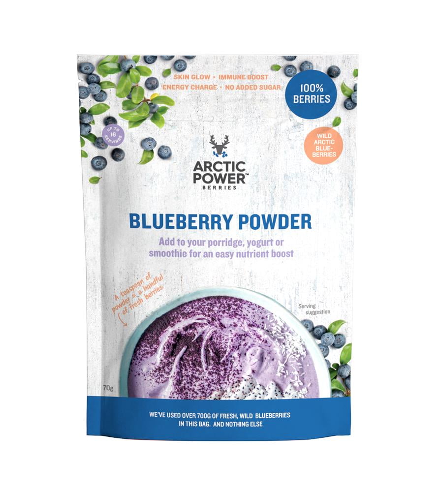 Arctic Power Berries Blueberry Powder, 100% Wild Arctic, No Added Sugar ...