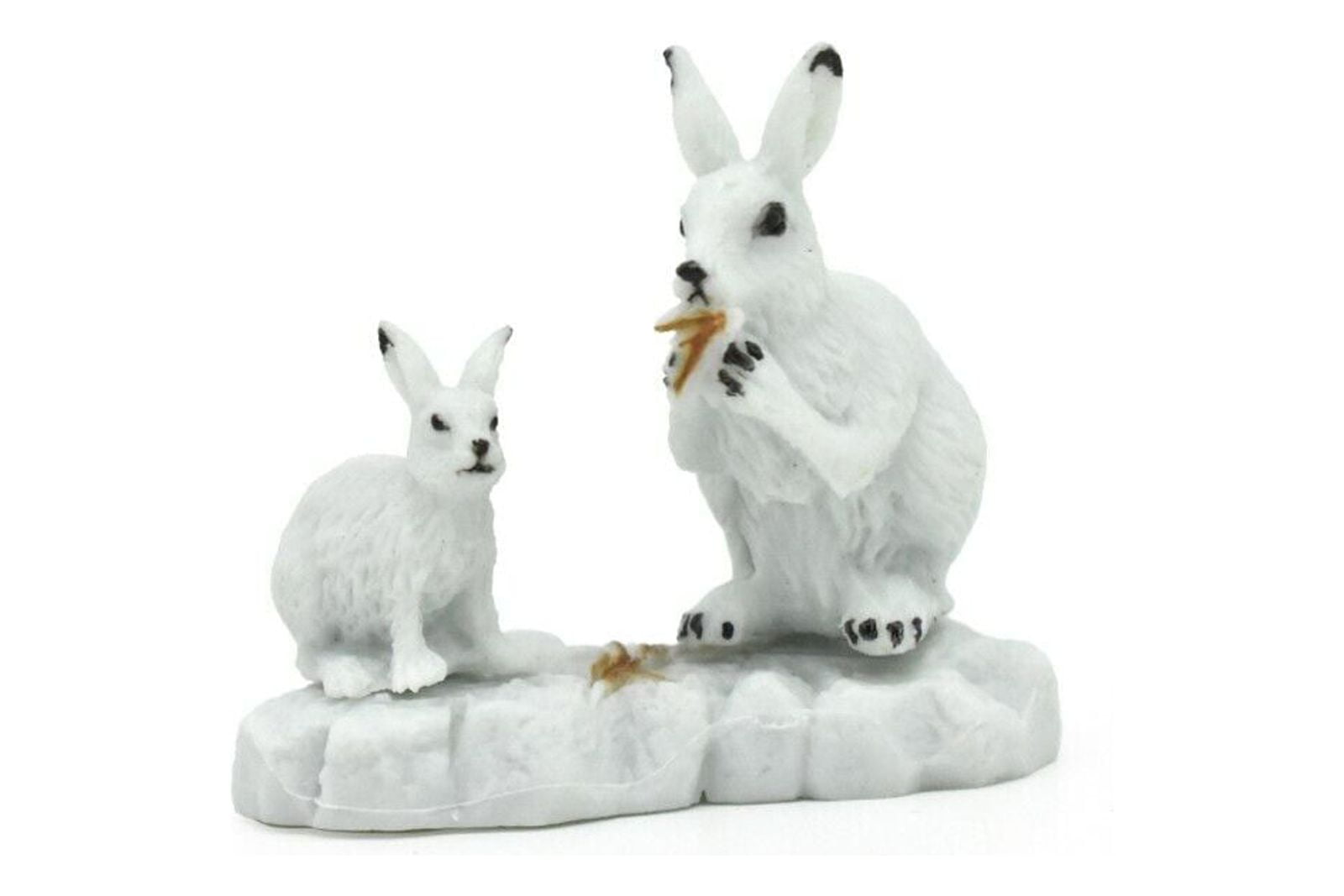 Arctic Rabbit Toy, Snowshoe Hare, Realistic Rubber Replica, Hand ...