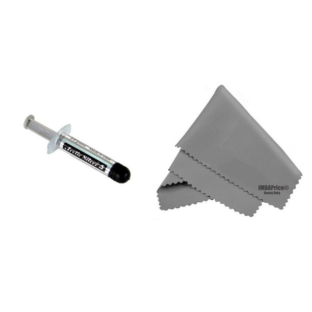 Arctic Silver 5 Thermal Compound 3.5g with 7x6 inches Microfiber ...