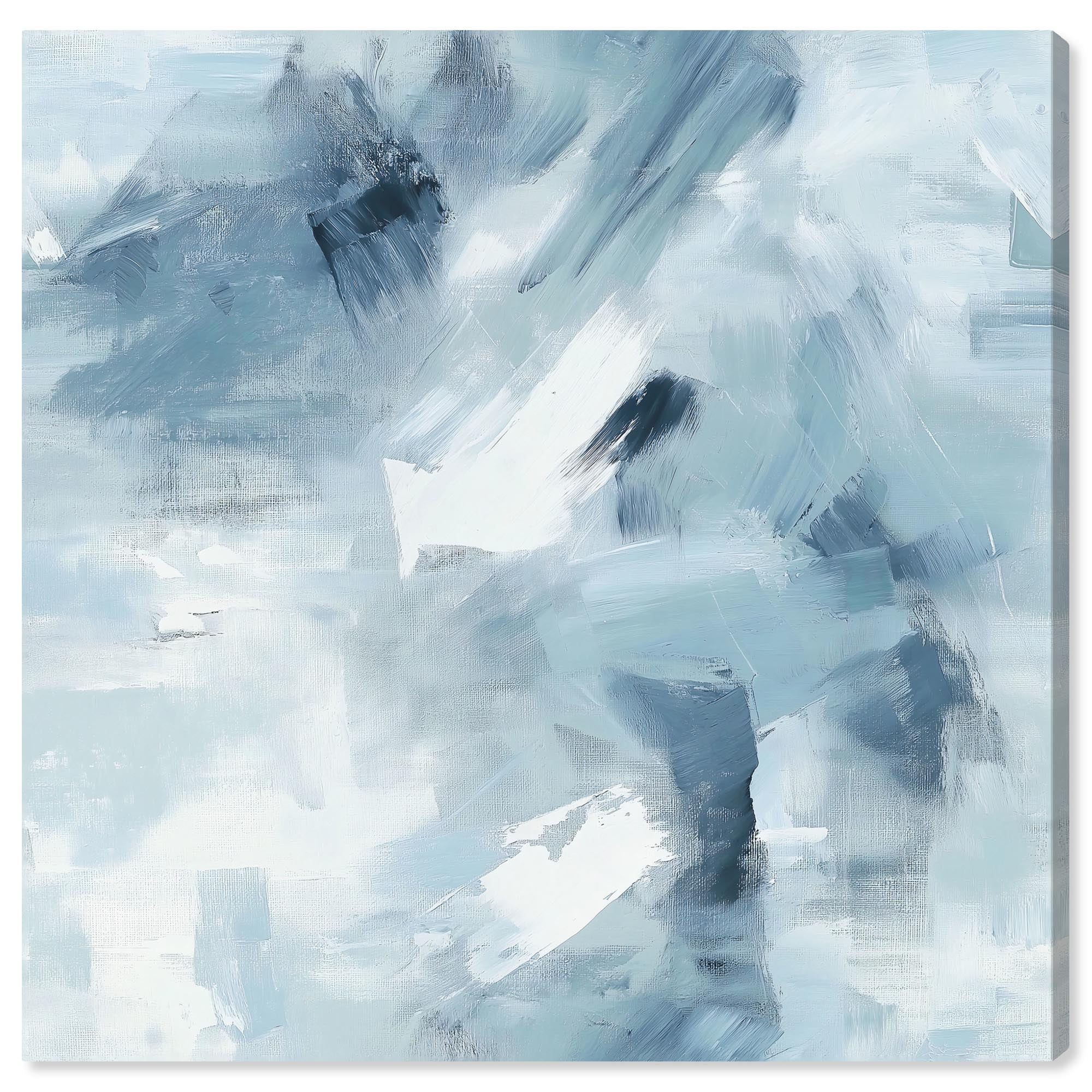 Arctic Slumber I Canvas Pastel Blue Hues by Art Remedy, Gallery Wrapped ...