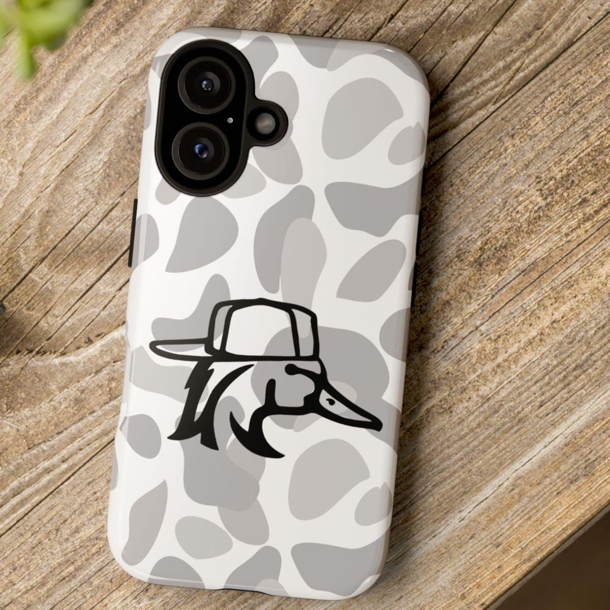 Arctic Snow Camo "Redneck" Duck Hunting Themed Phone Case for 17 16 15 ...