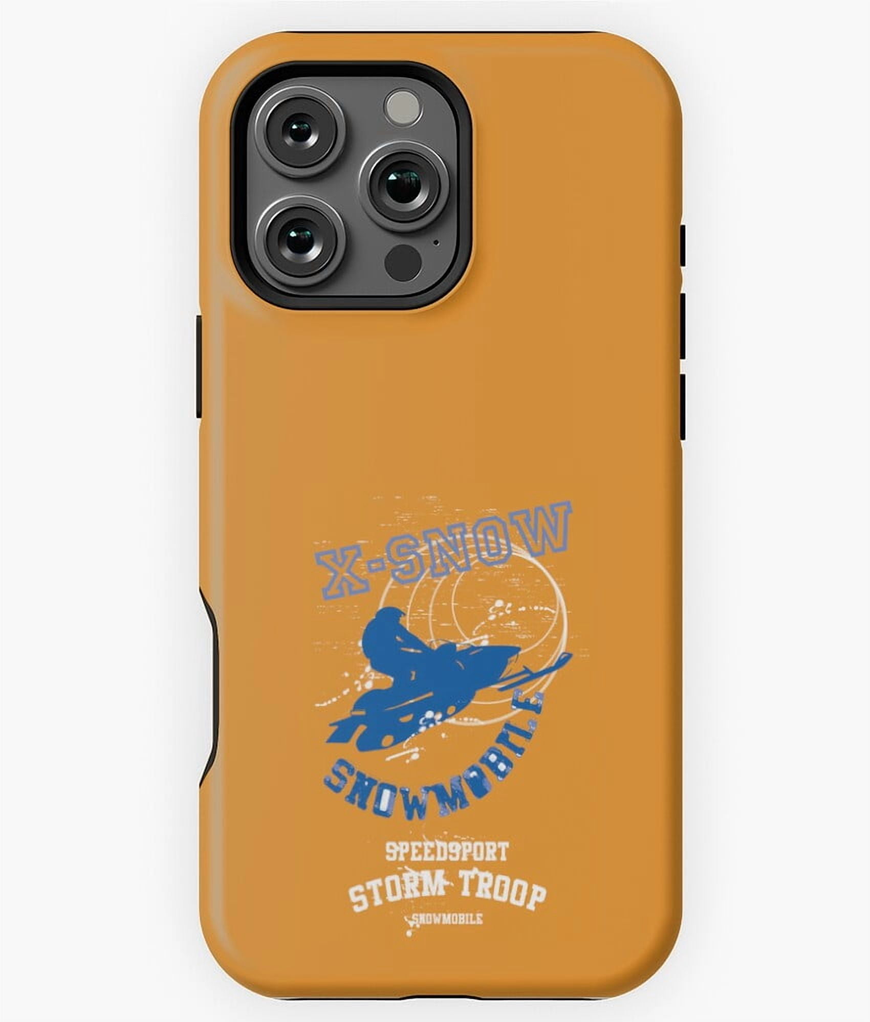 Arctic Snowmobile Troop Graphic M0759 Phone Case for iPhone 17 16 15 14 ...