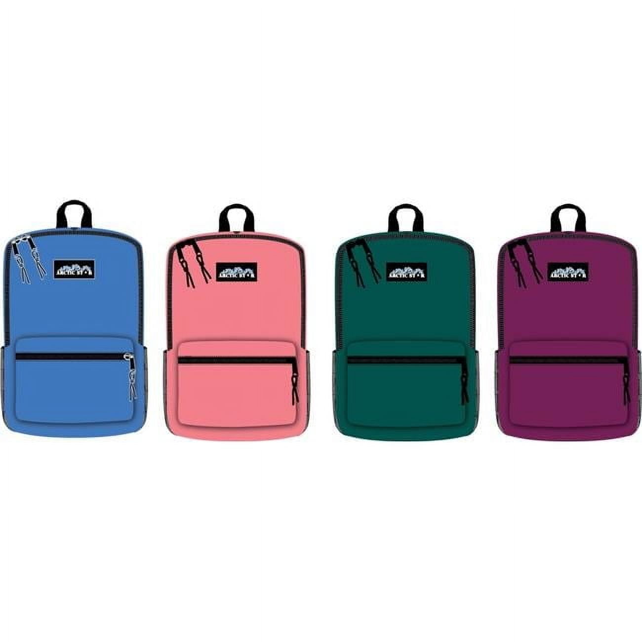 Arctic Star 2359434 17 in. Classic Backpack, 4 Assorted Color - Case of ...