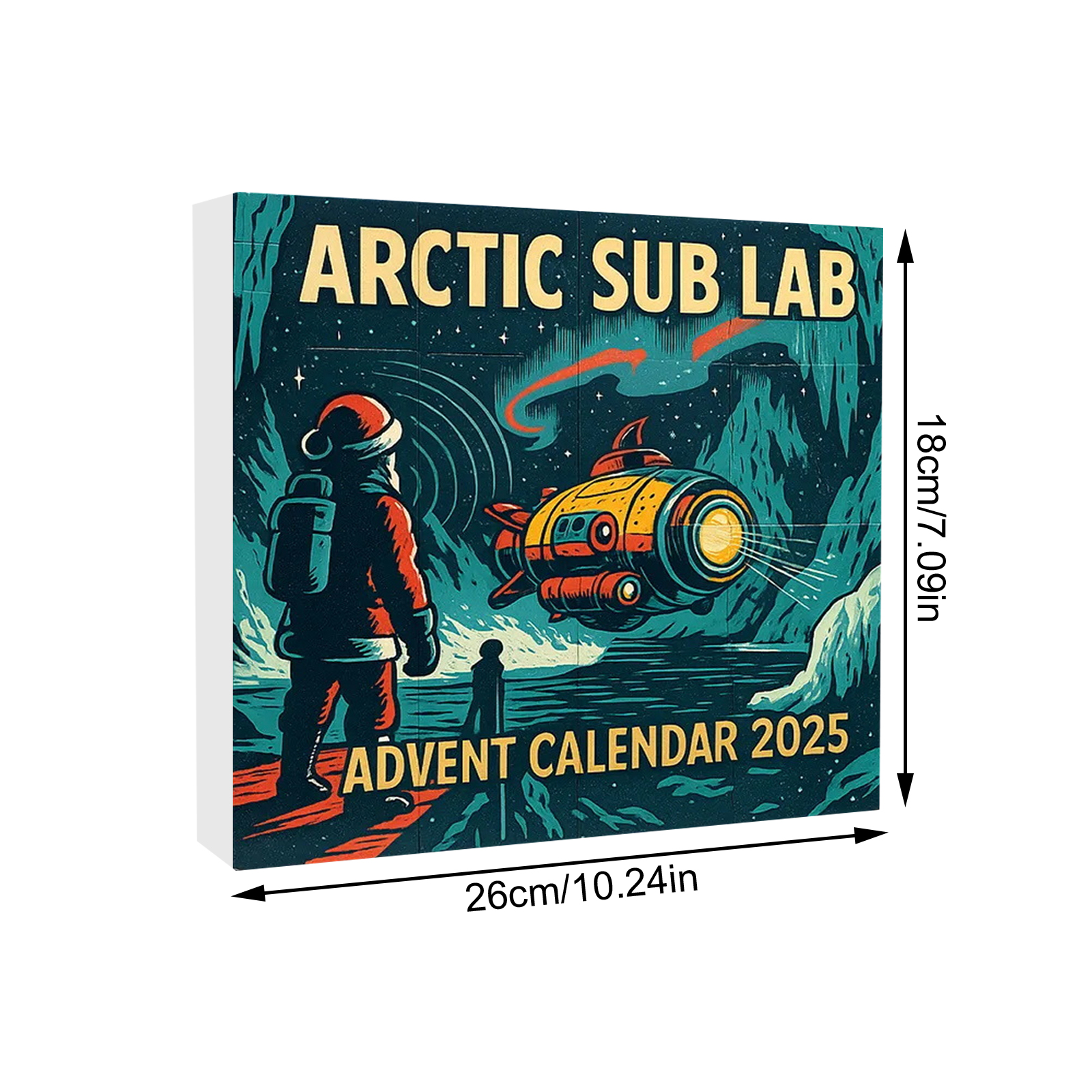 Arctic Sub Lab Advent Calendar 2025, 24 Collectible Figures Countdown ...