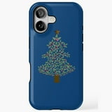 Arctic Tree Red Green Brown Gradient Light Pattern for iPhone 17 to 11 ...
