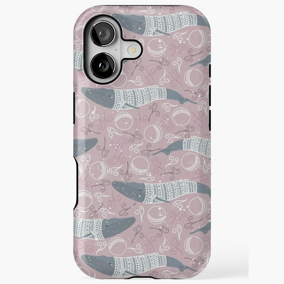 Arctic Whale In Space Cosmic Galaxy Phone Case 17 16 15 14 13 12 11 Pro Max - Walmart.com