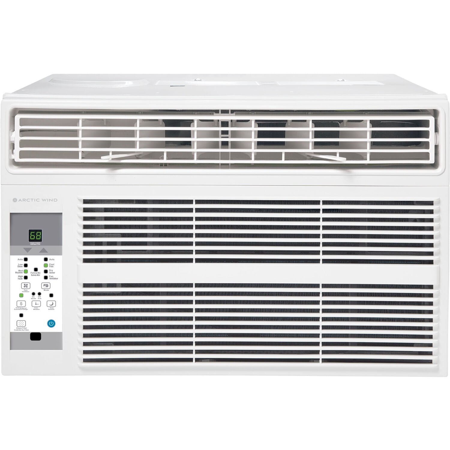 Arctic Wind New 10,000 BTU 450 Sq ft Window Air Conditioner with Remote ...