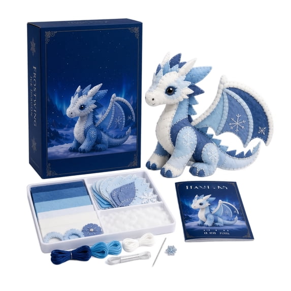 Arctic Winter Guardians DIY Patchwork Kit, Felt Mythical Creature ...