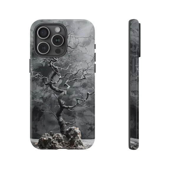 Arctic Winter Snow Tree Landscape Case for iPhone 17 through 11 Pro Max ...