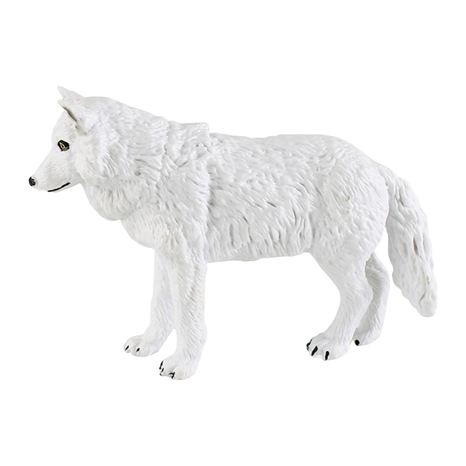 Arctic Wolf Model Various Realistic White Wolf Miniature Static Model ...
