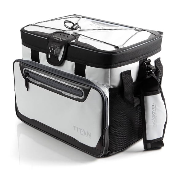 Arctic Zone Titan Deep Freeze 30-Can Portable Travel Cooler, White ...