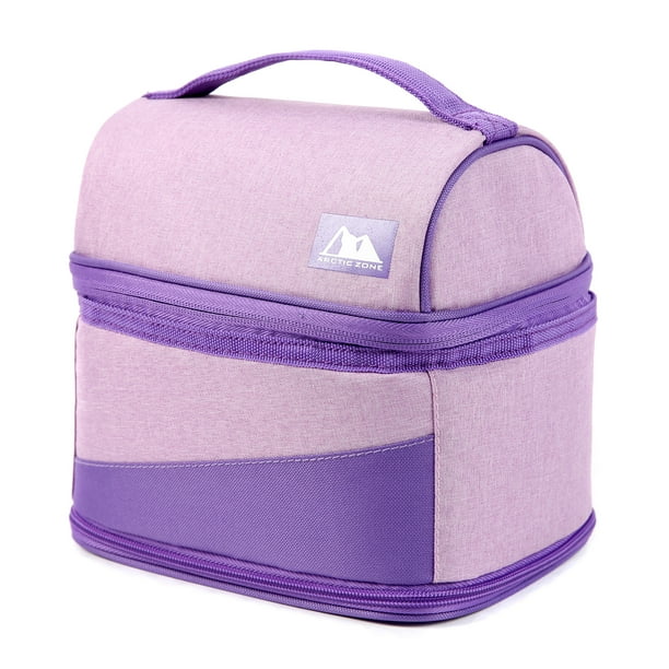 Arctic Zone Expandable Lunch Box with Ice Pack, Lavender Purple - Walmart Business Supplies
