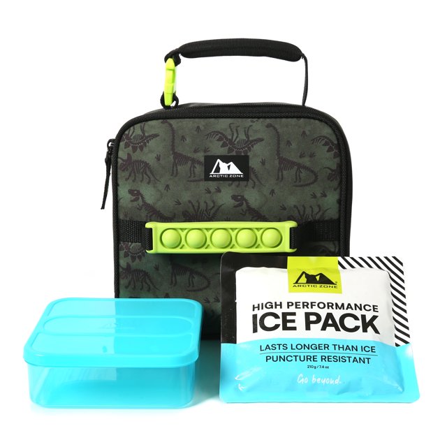 Arctic Zone Push & Pop Lunch Box Combo with Sensory Pop Handle, Ice ...