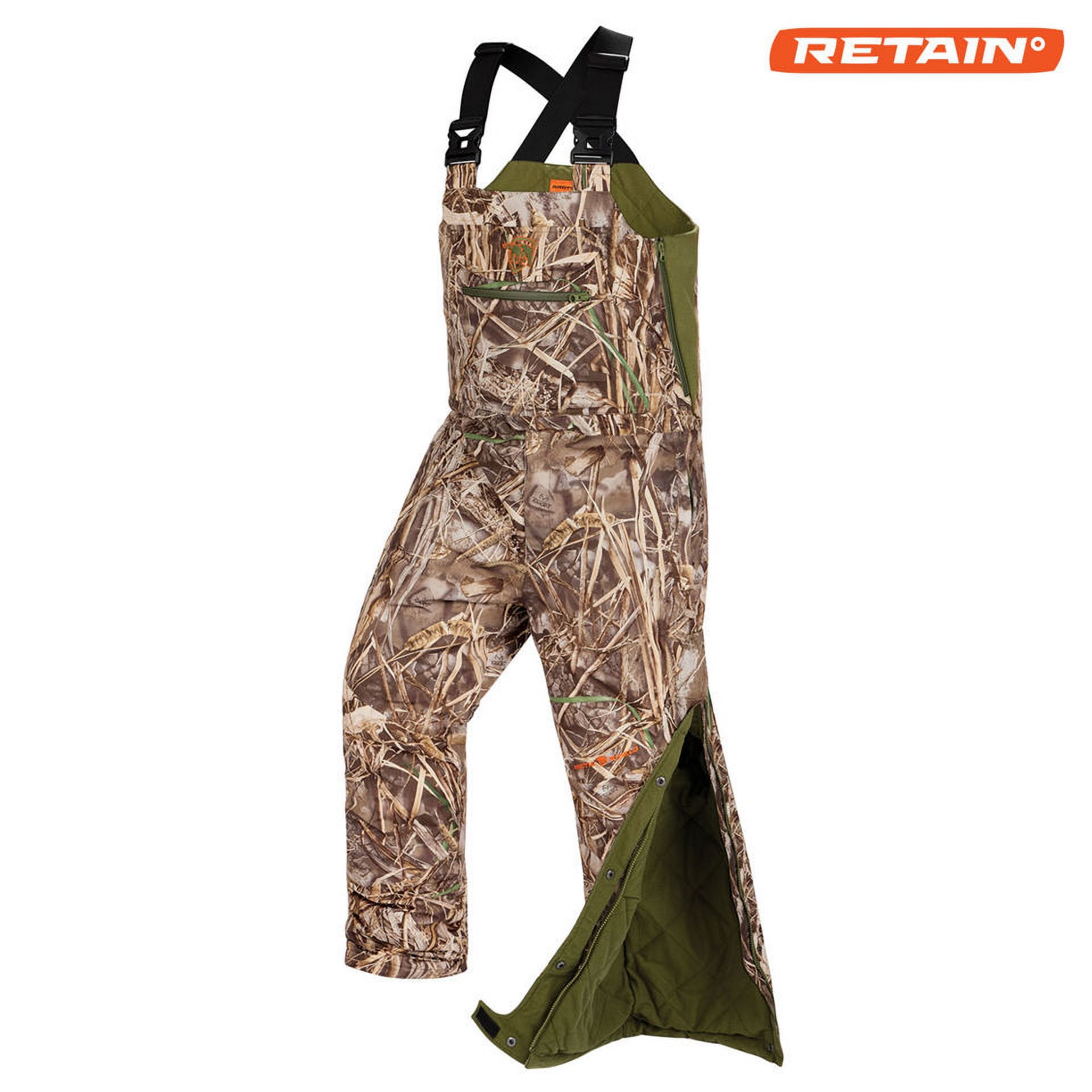 ArcticShield Men's Standard 3-N-1 Hunting Bib, Realtree Max 7, 2X-Large ...