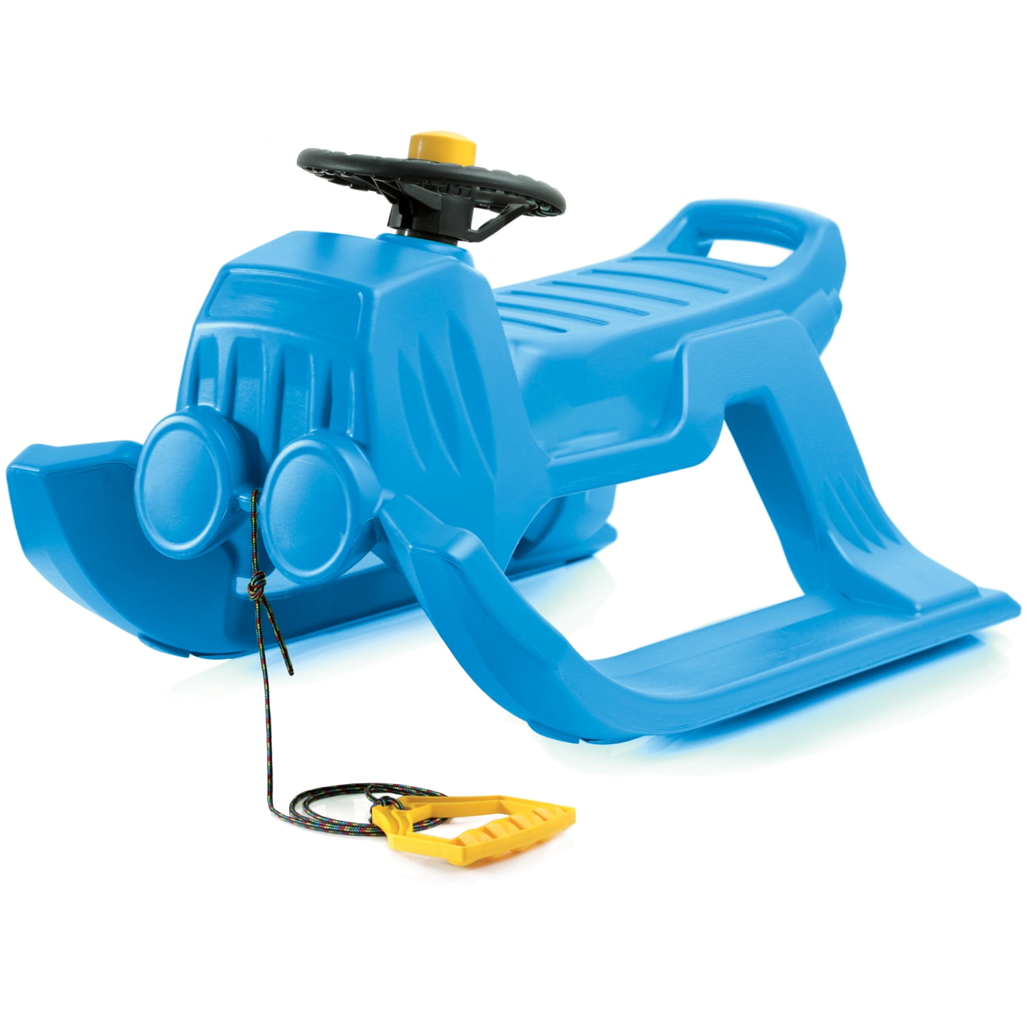 ArcticThrill Snow Sled for Kids - Powderide Sledge - Toboggan with Pull ...