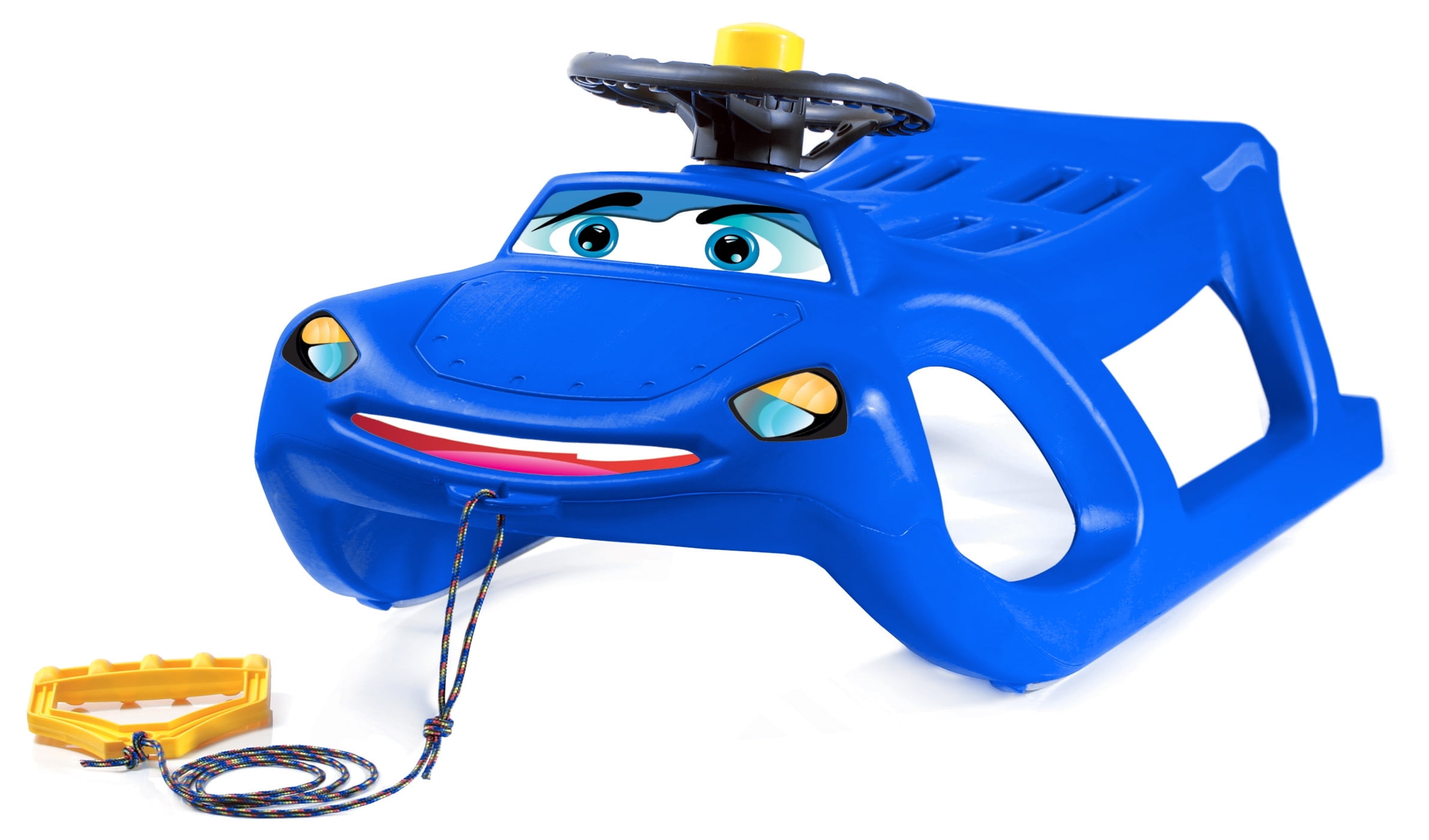 ArcticThrill Snow Sled for Kids - SnoWheel Sledge - Toboggan with Pull ...