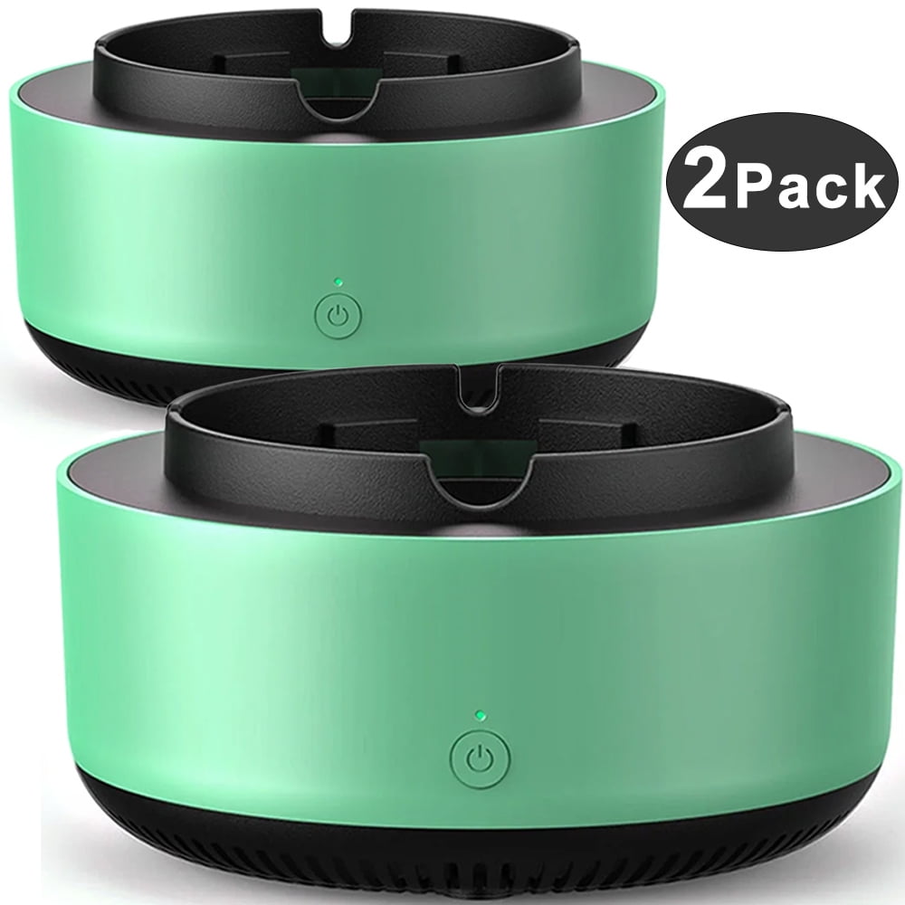 Arcticice 2-Pack Smart Smokeless Ashtray Purifier for Car Home Patio ...