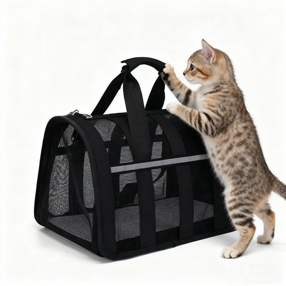 EcoVerve Cat Bag 2024 New Breathable Mesh Foldable Pet For Small Medium ...