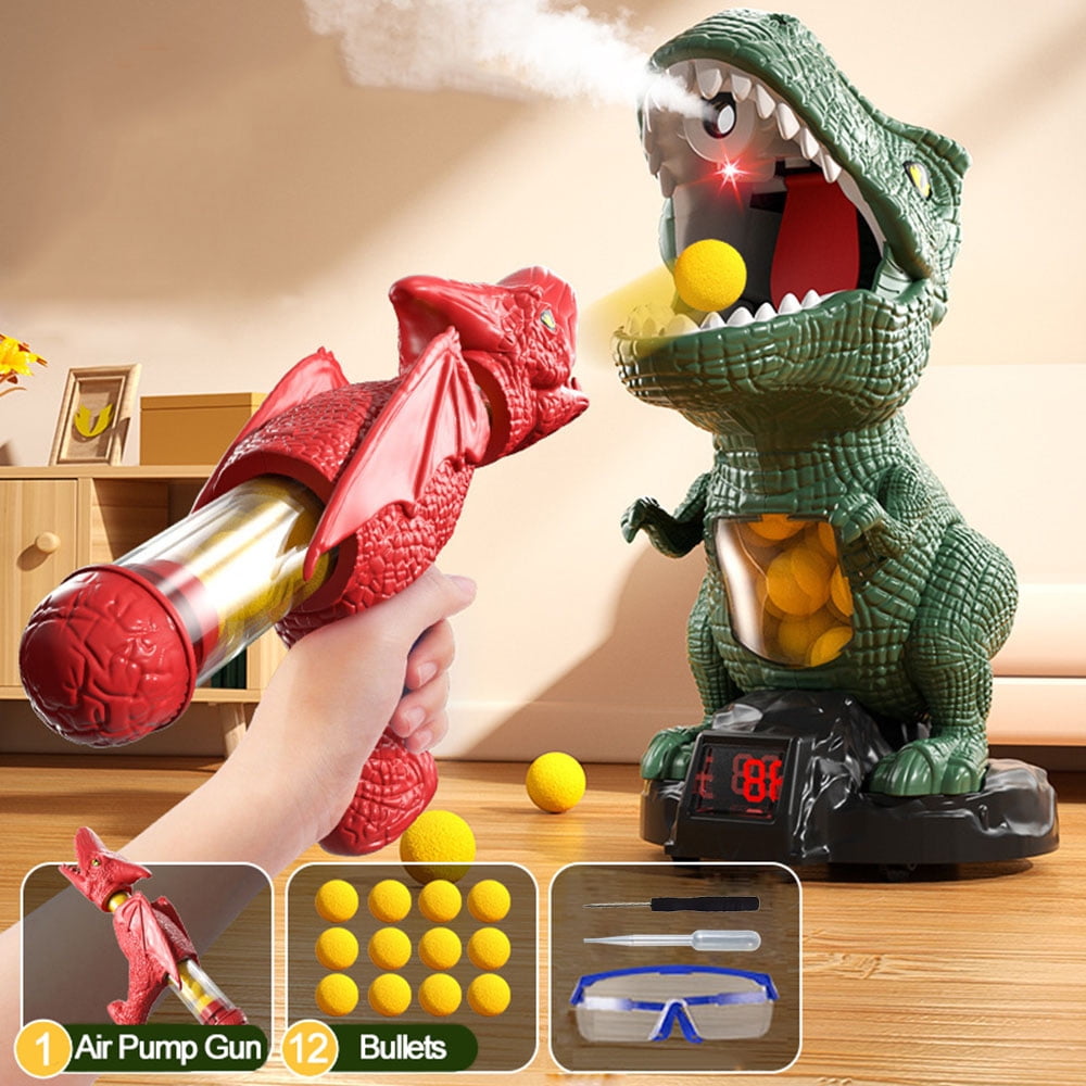 Arcticice Shooting Toys with Air Pump Launcher and 12 Balls - Walmart.com
