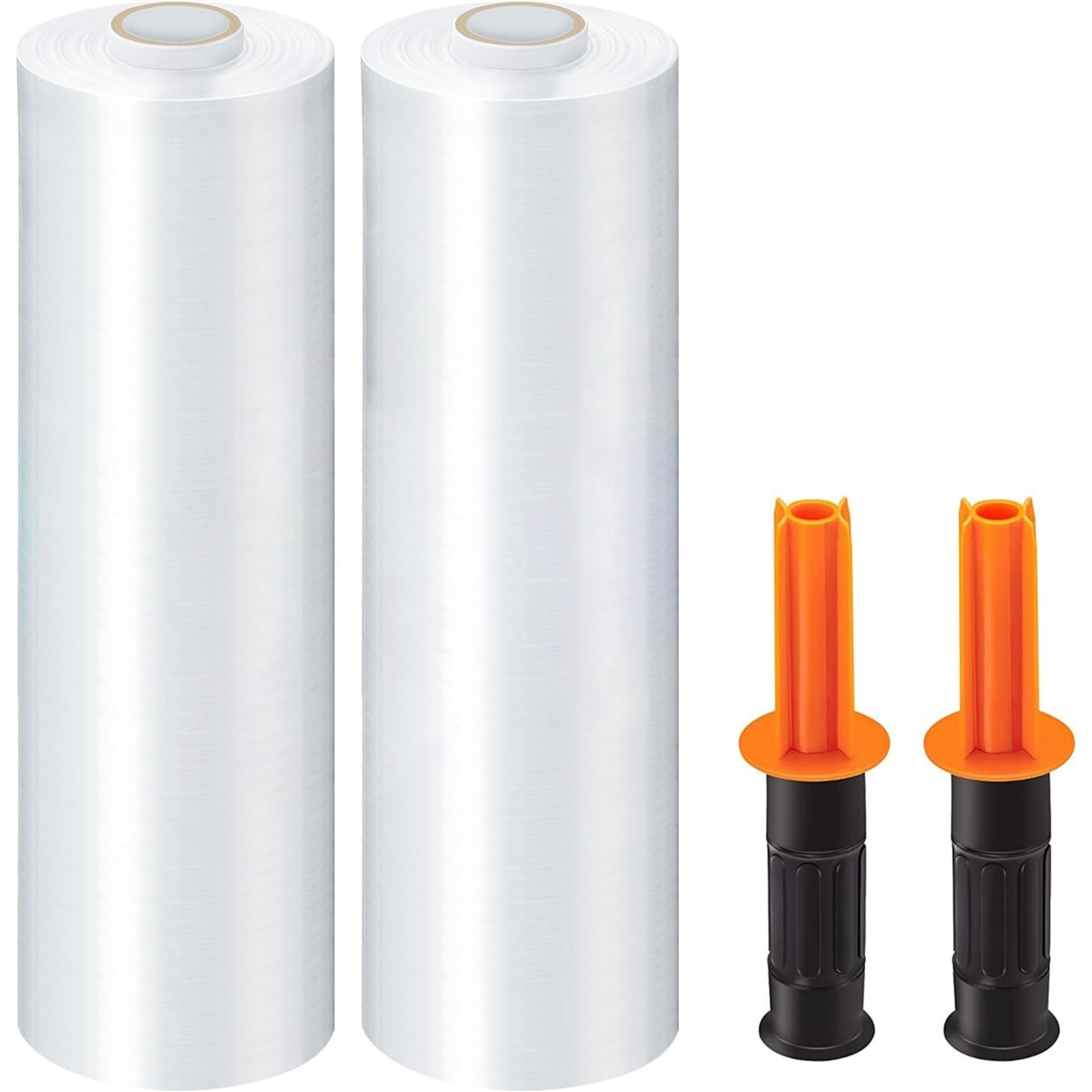 Arcticwind 2-Pack Plastic Wrap Stretch Film Roll 15" x1000ft,60 Gauge ...