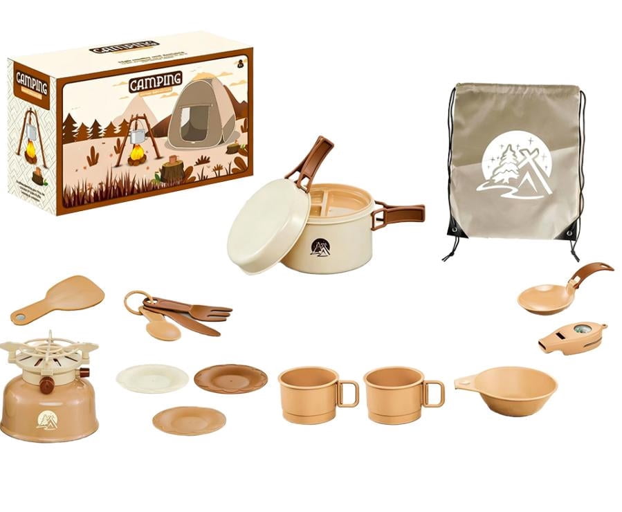 Arcticwind Camping Gear Set with Pop Up Tent 22PCS,Camping Pretend Play ...