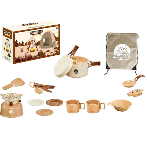 Arcticwind Camping Gear Set with Pop Up Tent 22PCS,Camping Pretend Play ...