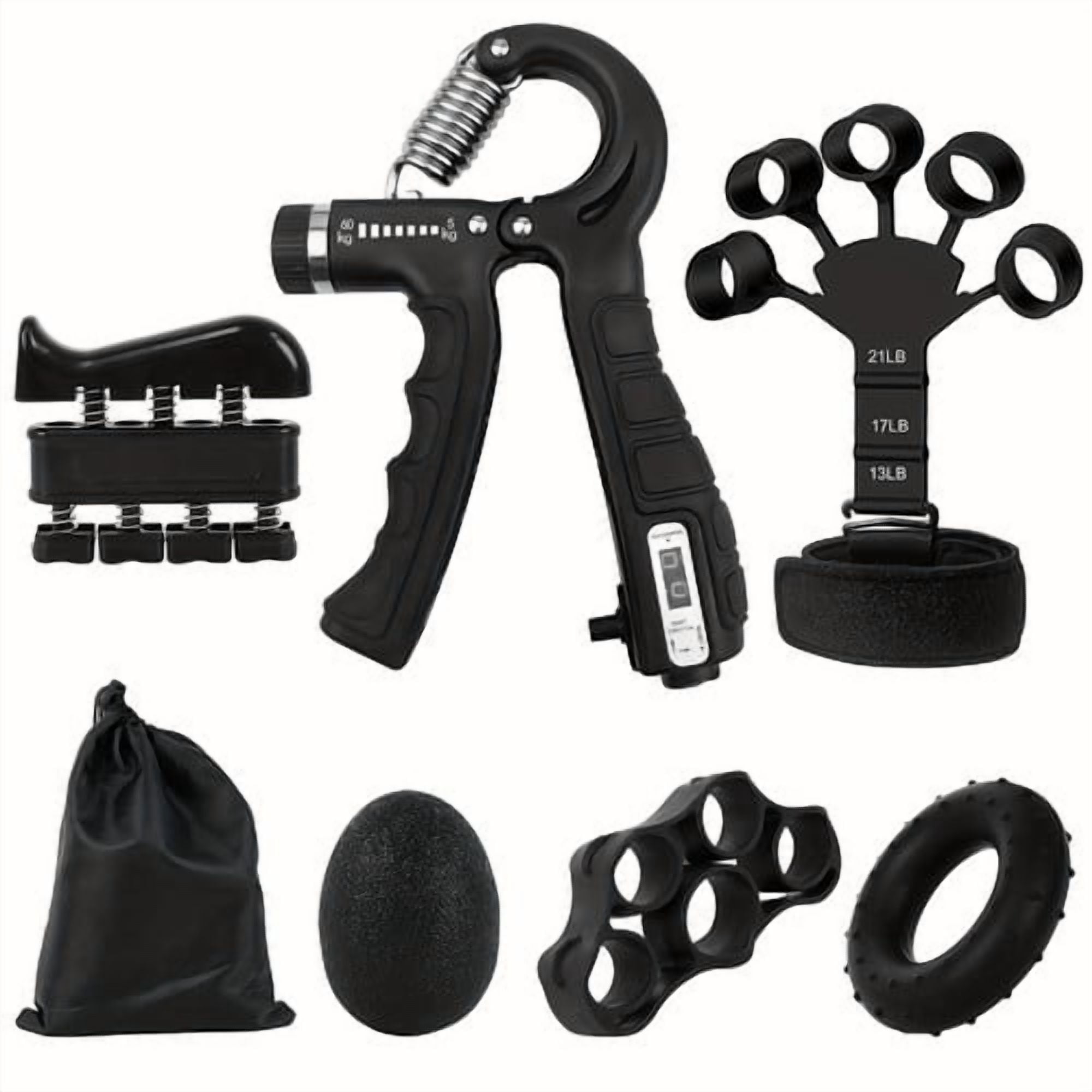Arcticwind Counting Hand Grip Strengthener Set, Hand Strength Exerciser ...