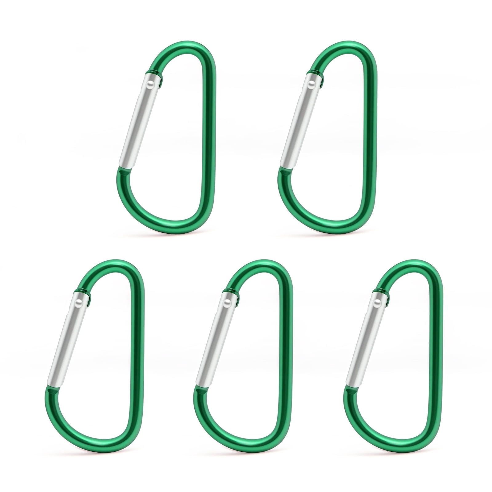 Arcticwind D-Shaped Aluminum Carabiner Clip - Keychain Clip, Backpack ...