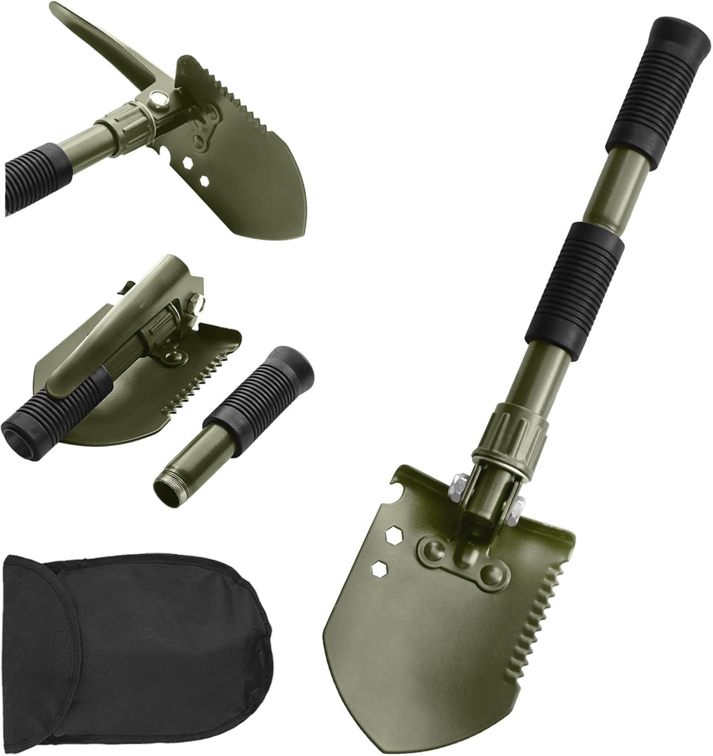 Arcticwind Folding Shovel,Multi functional Internal angle screwdriver ...