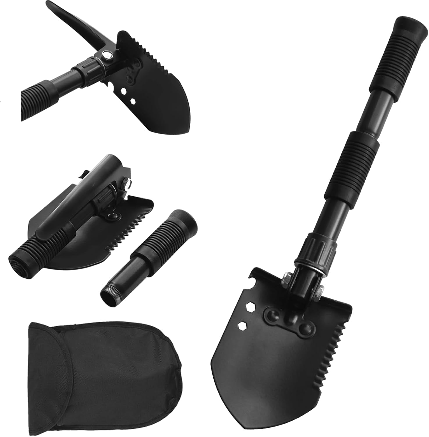 Arcticwind Folding Shovel,Multi functional Internal angle screwdriver ...