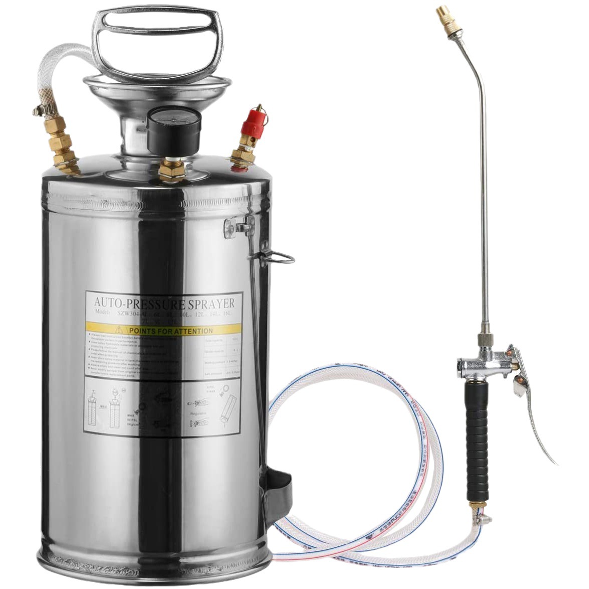 Arcticwind For Lawn Garden 2.6 Gallon 304 Stainless Steel Sprayer Pump ...