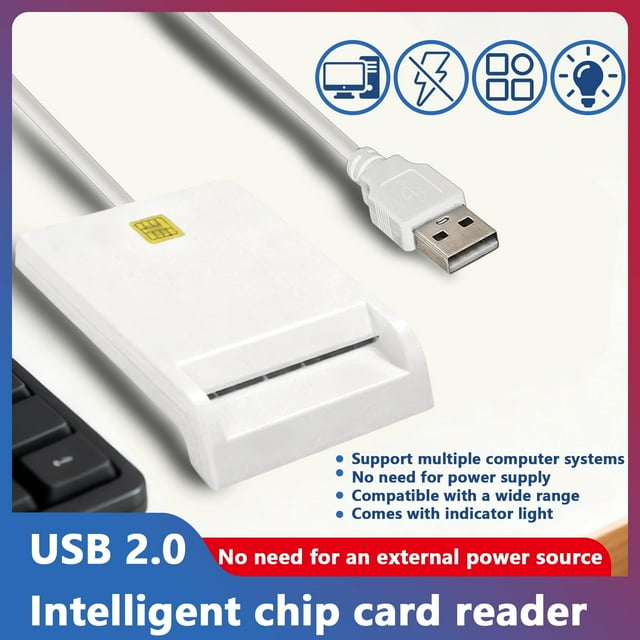Arcticwind USB 2.0 CAC Smart Card Reader - Military Grade DOD Common ...