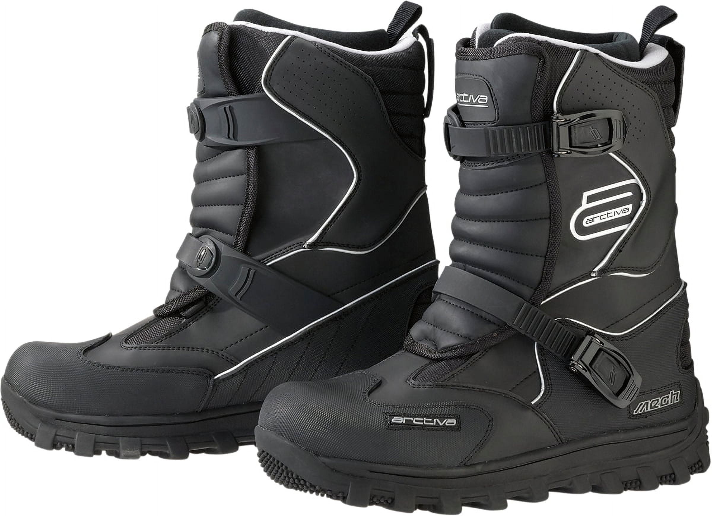 Arctiva S6 Mech Boots Black 13 3420-0537 - Walmart.com