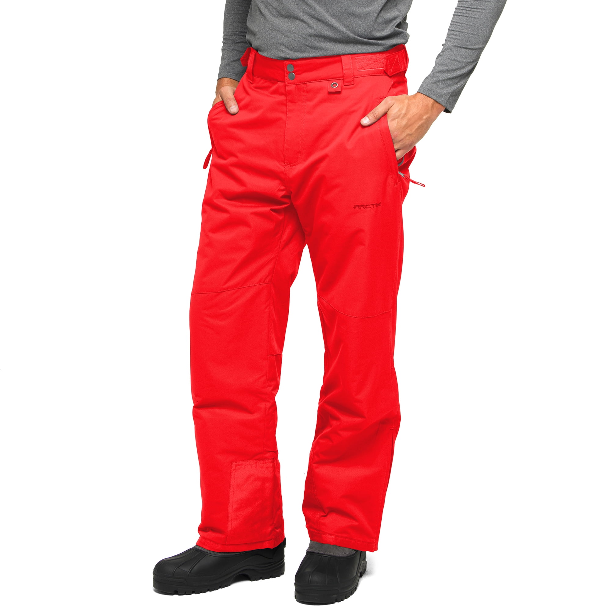 Arctix Insulated Winter Pants for Men Snow & Cold Weather Gear, Red ...