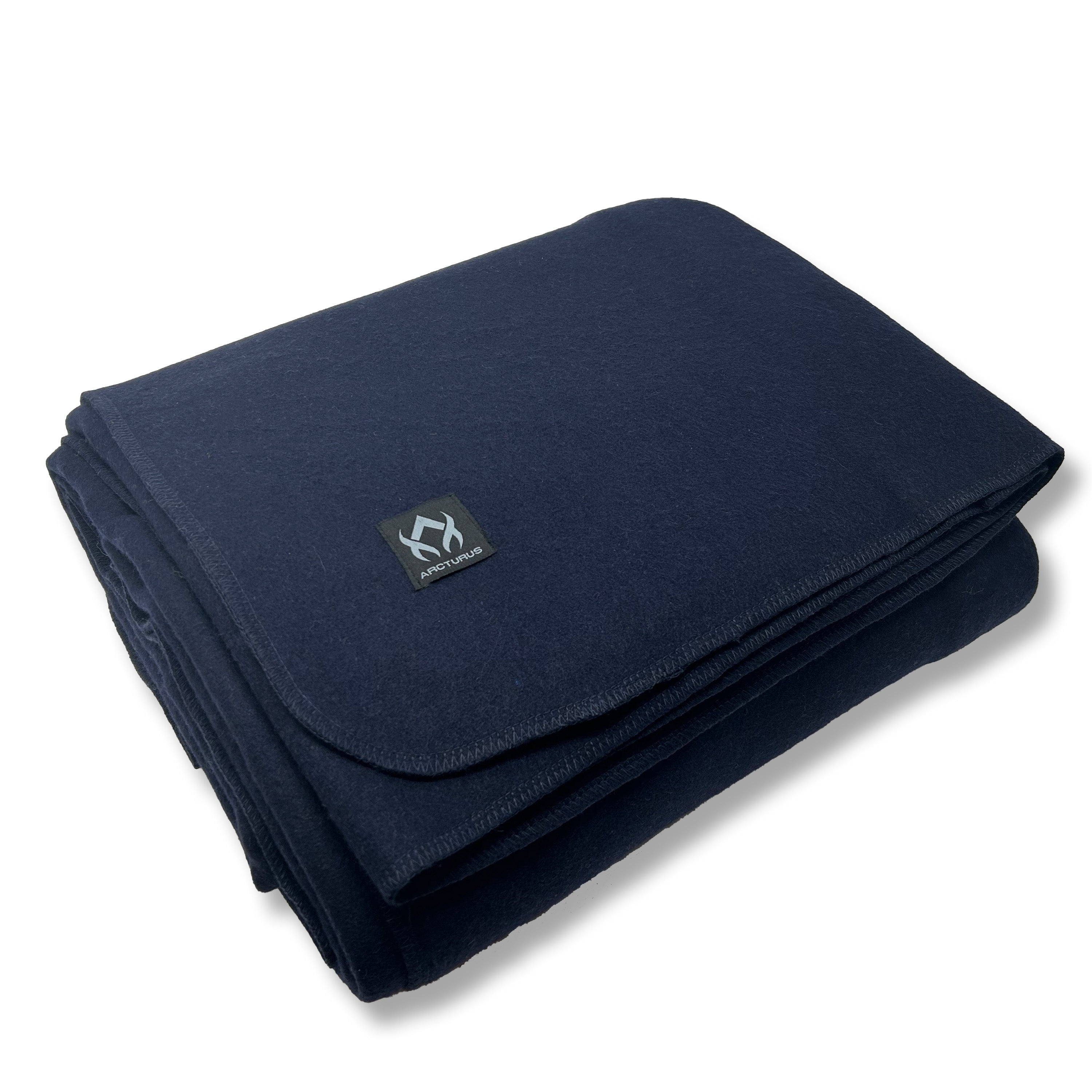 Arcturus Lake Tahoe Wool Bed Blanket - Queen Size (90"x 96") - Thick ...