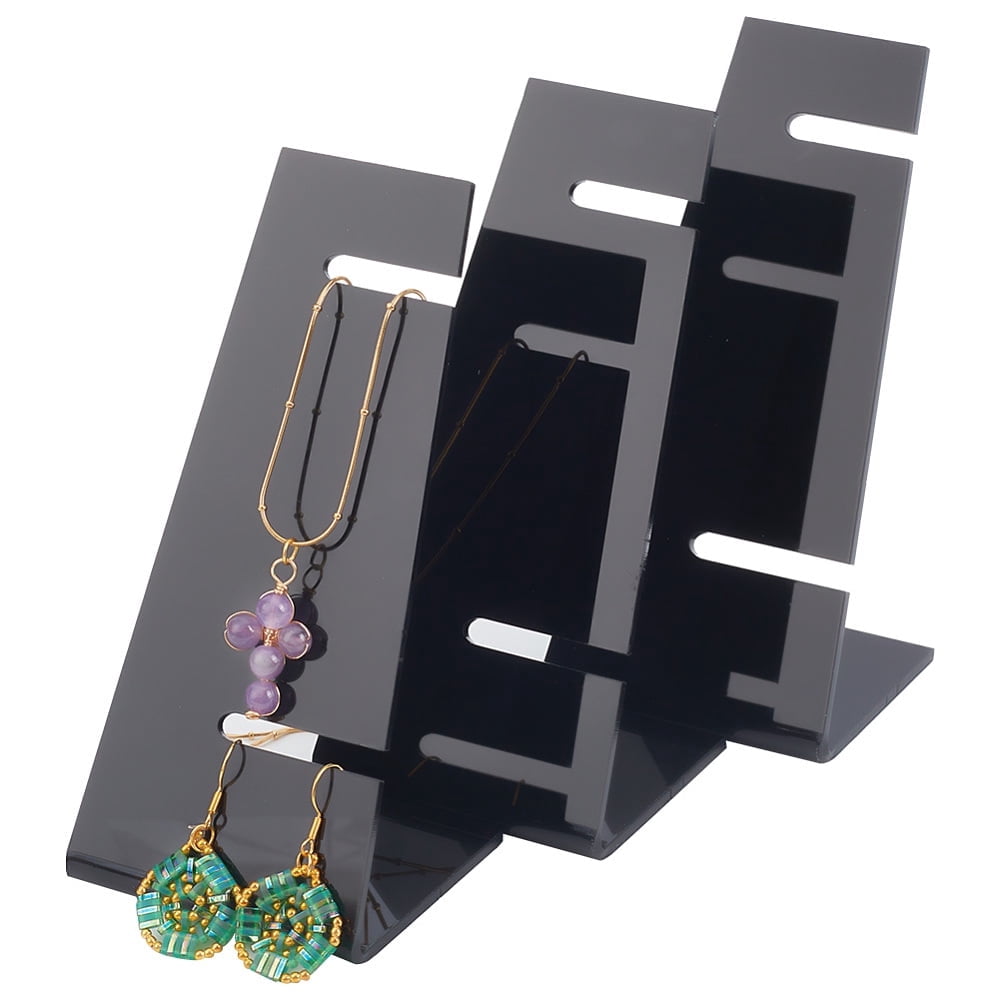 Arcylic Watch Display Stands L-shaped Black 7.1x5.2x13cm - Walmart.com