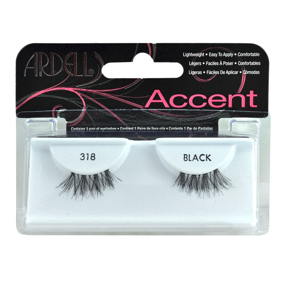 4 pack Fashion Eye Lash Accents 318 Black, Brand:Ardell By Ardell ...