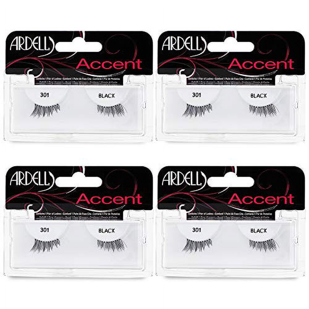 Ardell Accent Lashes 301, 4 Pack - Walmart Business Supplies