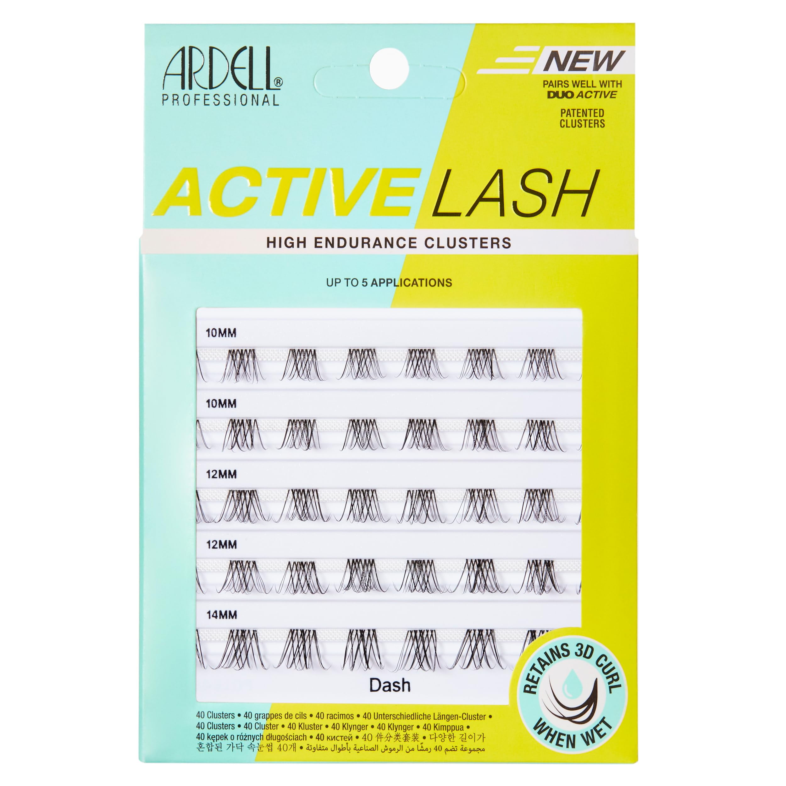 Ardell Active Lash Clusters, AIF9 Dash - Waterproof, DIY Eyelash ...