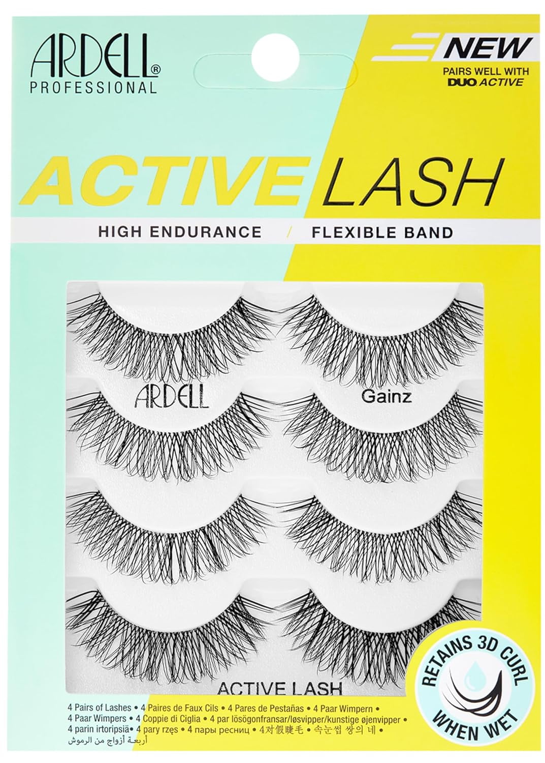 Ardell Active Gainz Lashes, 4 Pairs, 1 Ea - Walmart.com
