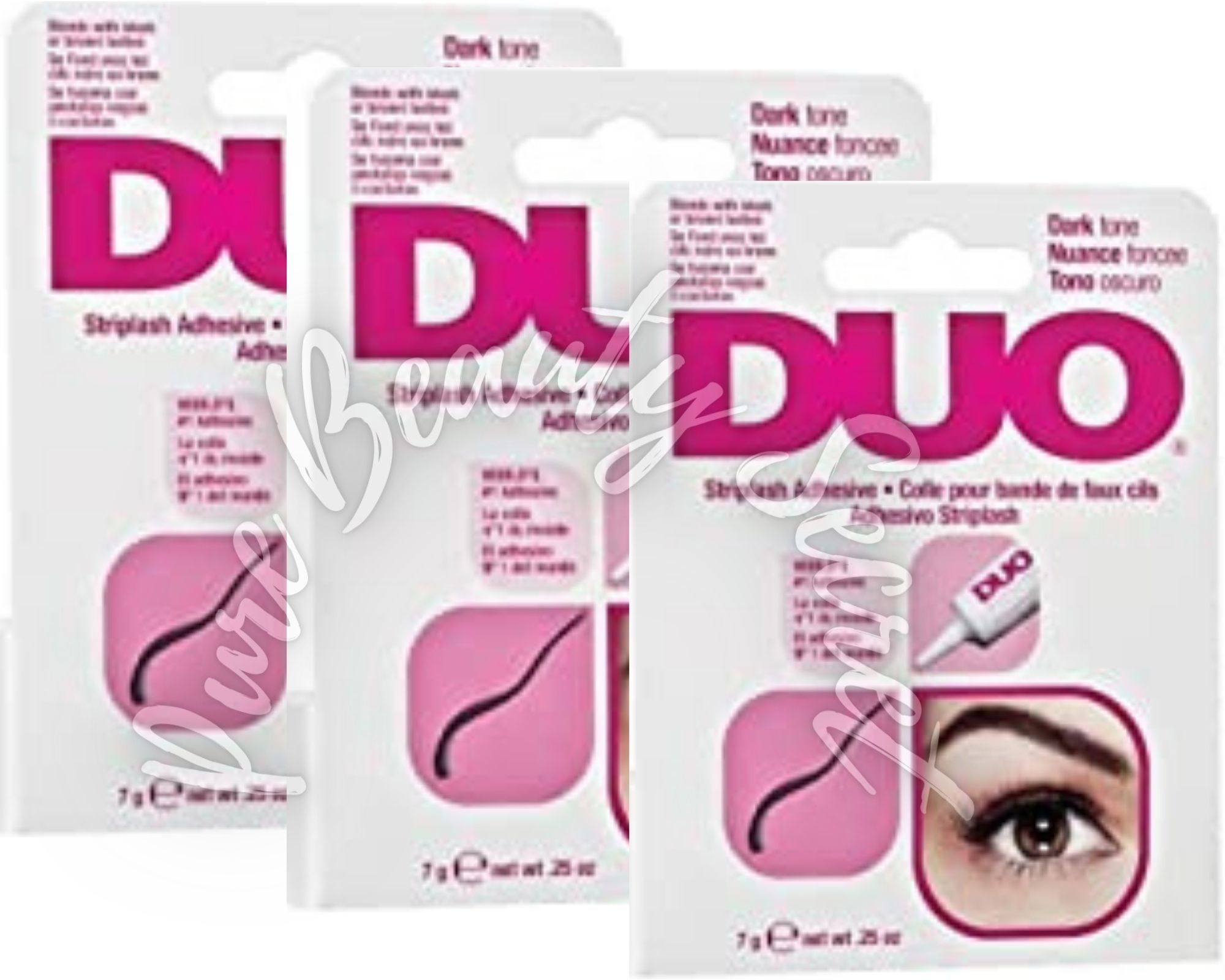 Ardell Adhesive - Duo Striplash Adhesive Dark (Pink) x 3 - Walmart.com