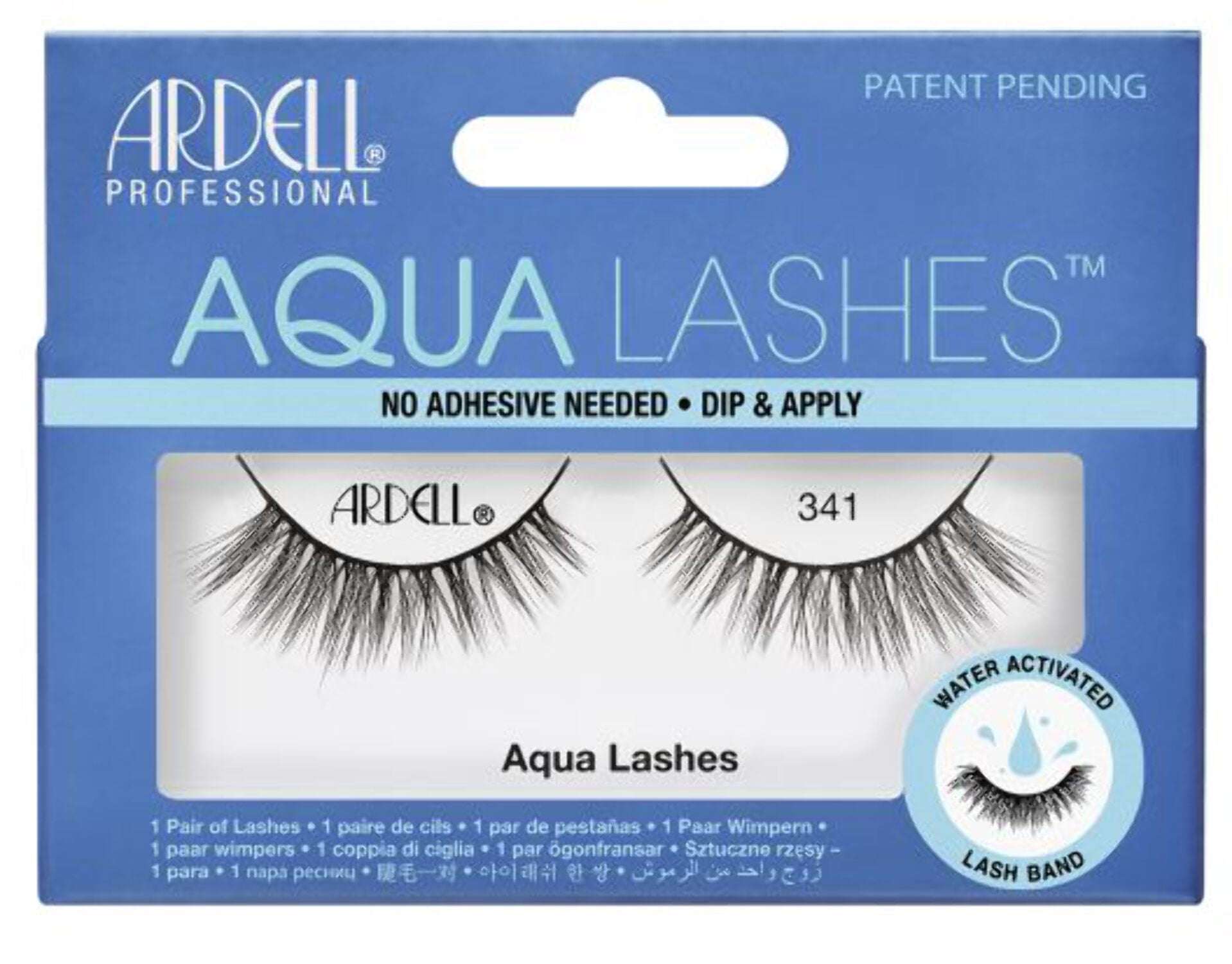 Ardell Aqua Lash 341, Black, 1 Pair - Walmart.com